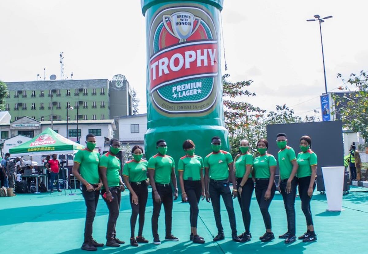 Trophy unveils tallest beer bottle | Marketing Edge Magazine